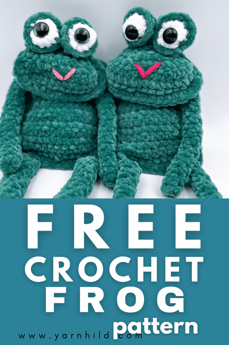 How to crochet a cute frog — Crochet with Yarnhild