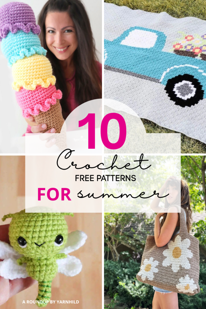 Crochet Summer Projects: 10 Free Patterns to Make This Season