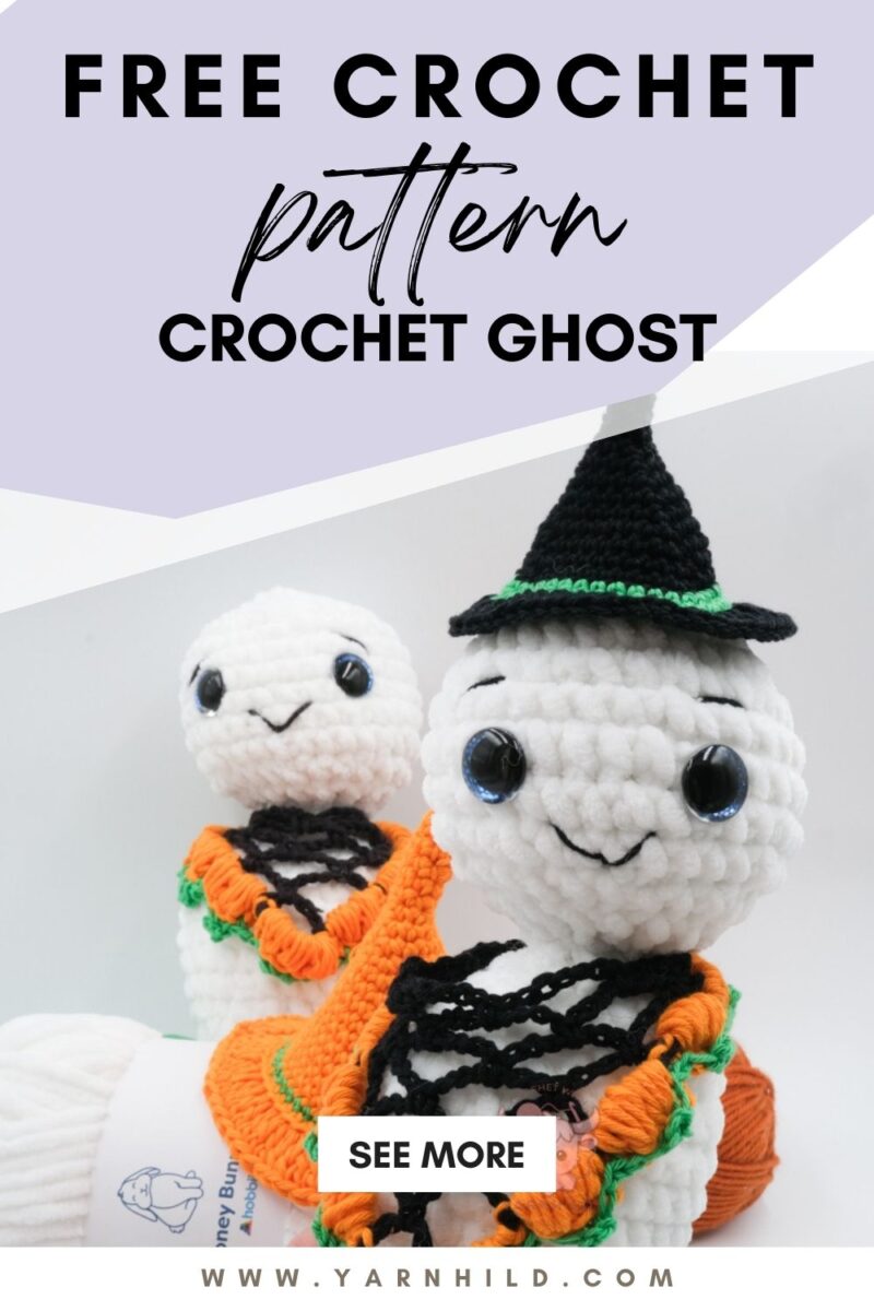 Crochet Ghost Pattern - Rim the Amigurumi Ghost - Free Pattern!
