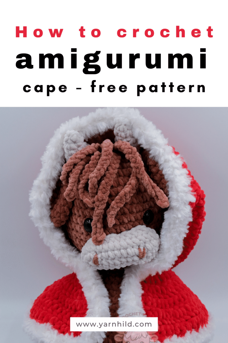 How to make a Crochet cape for your amigurumi - and yourself!